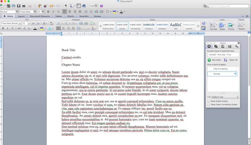 Cómo dar formato a un libro electrónico en Word usando estilos antes de ...